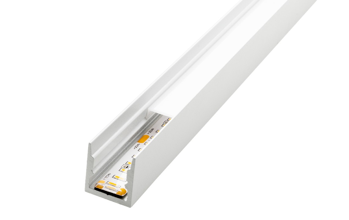 SG Armaturen | Products | StripLine 1,8m White profile surface soft